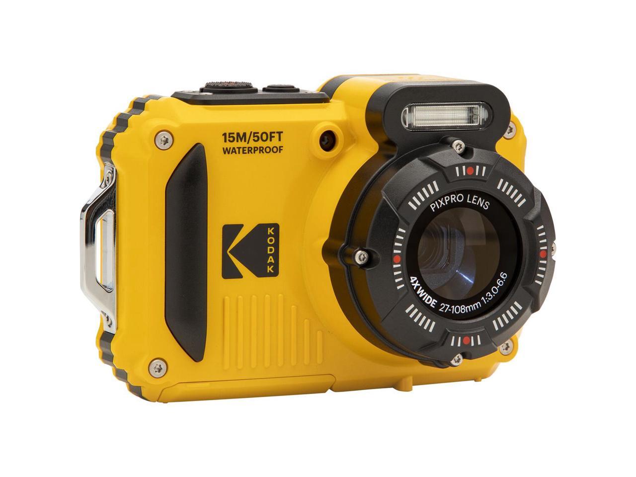 KODAK PIXPRO WPZ2 Waterproof Rugged Digital Camera, Yellow #WPZ2-YL ...