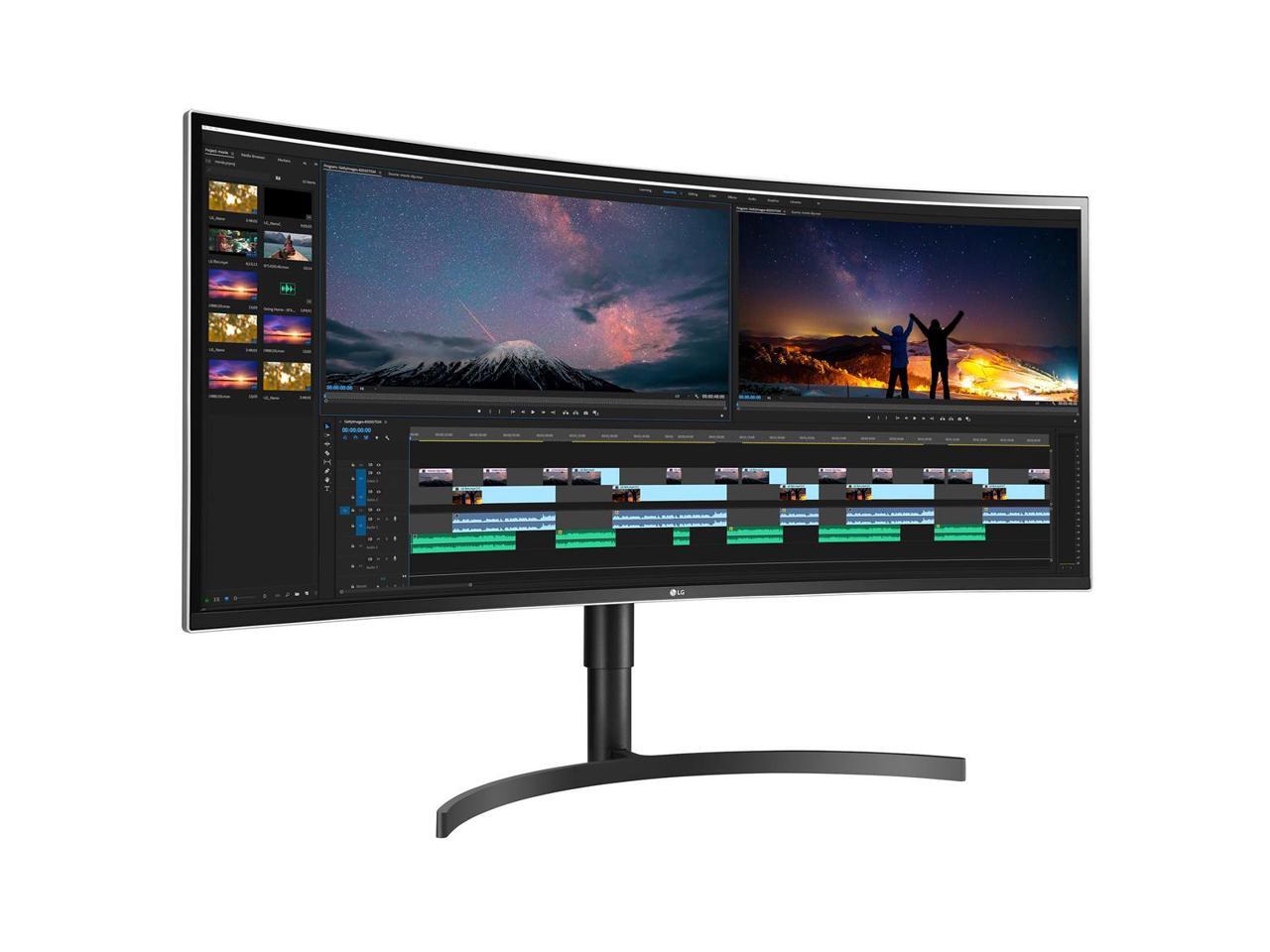 LG 38WN75C-B 38-Inch Class 21:9 Curved UltraWide QHD+ (3840 x 1600) IPS ...