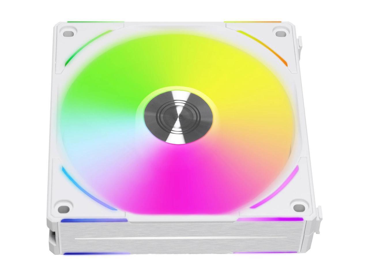 LIAN LI UNI Fan AL120 V2 RGB White Single Fan Pack without controller ...