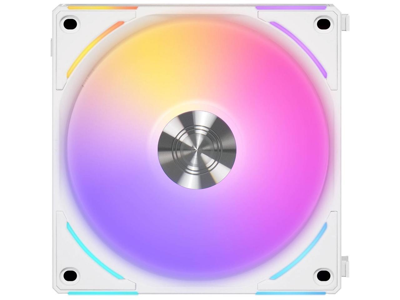 LIAN LI UNI Fan AL120 V2 RGB White Single Fan Pack without controller ...