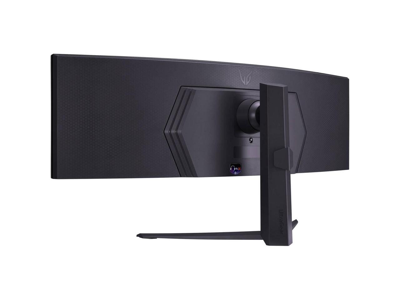 LG 45GR75DCB 45-inch Ultragear Curved Gaming Monitor, 3-Way Adjustable ...