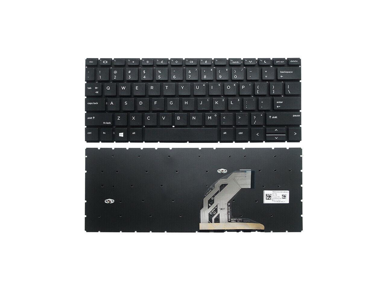 New US English Black Laptop Keyboard (NO-Backlit with frame) for HP ...
