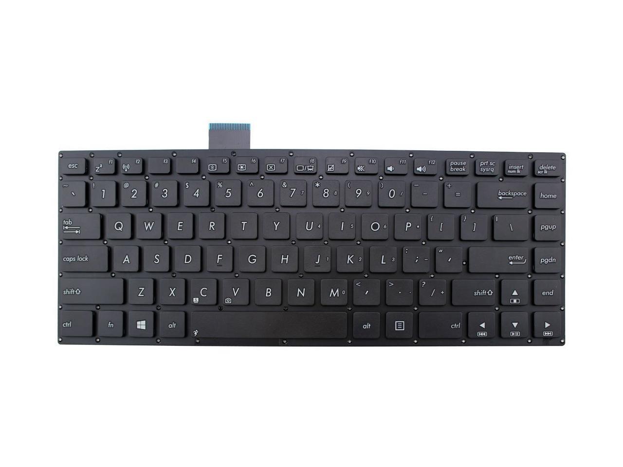 New US Laptop Keyboard Black for Asus VivoBook S400 S400C S400CA S400E ...