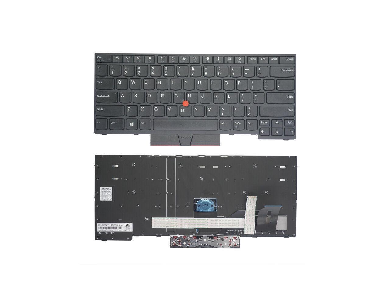 New US Black English Laptop Keyboard (with black frame) Replacement for ...