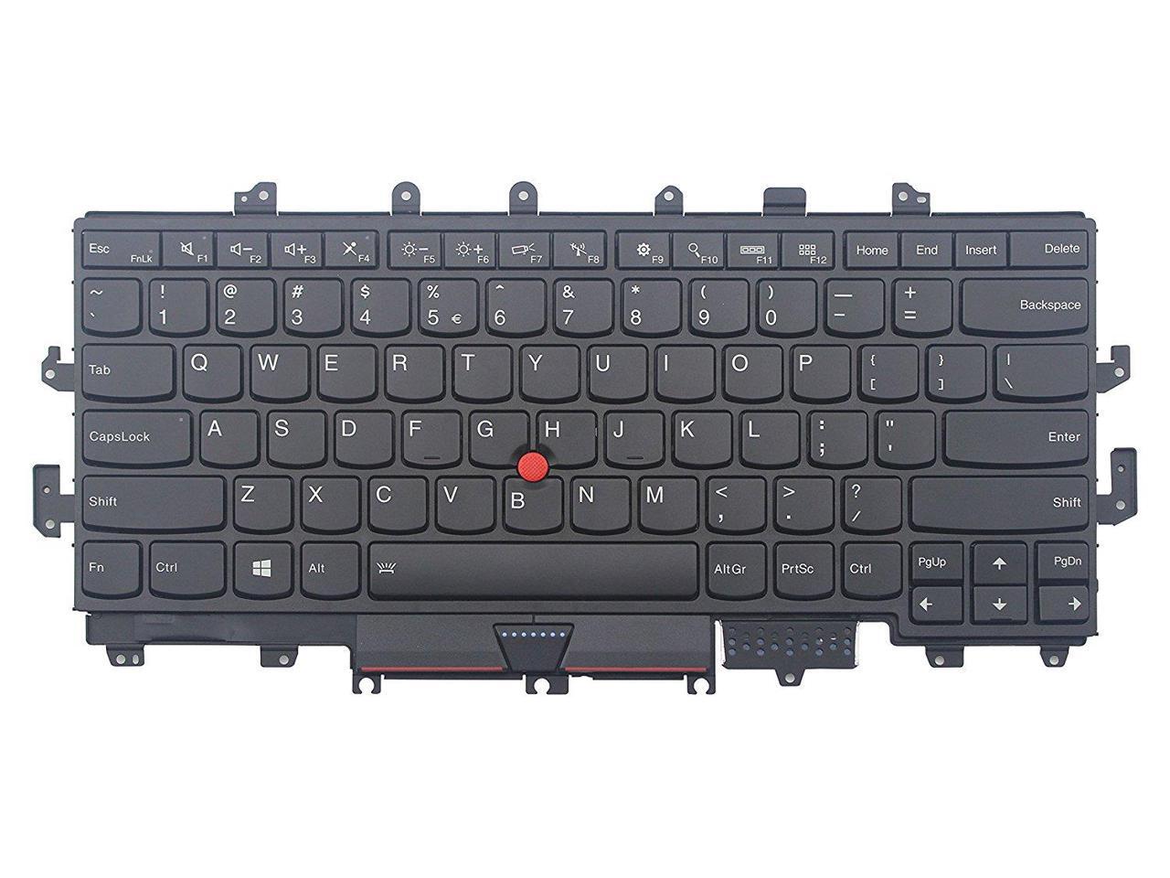 New US Black Backlit English Laptop Keyboard For IBM Lenovo SN20H34910 ...