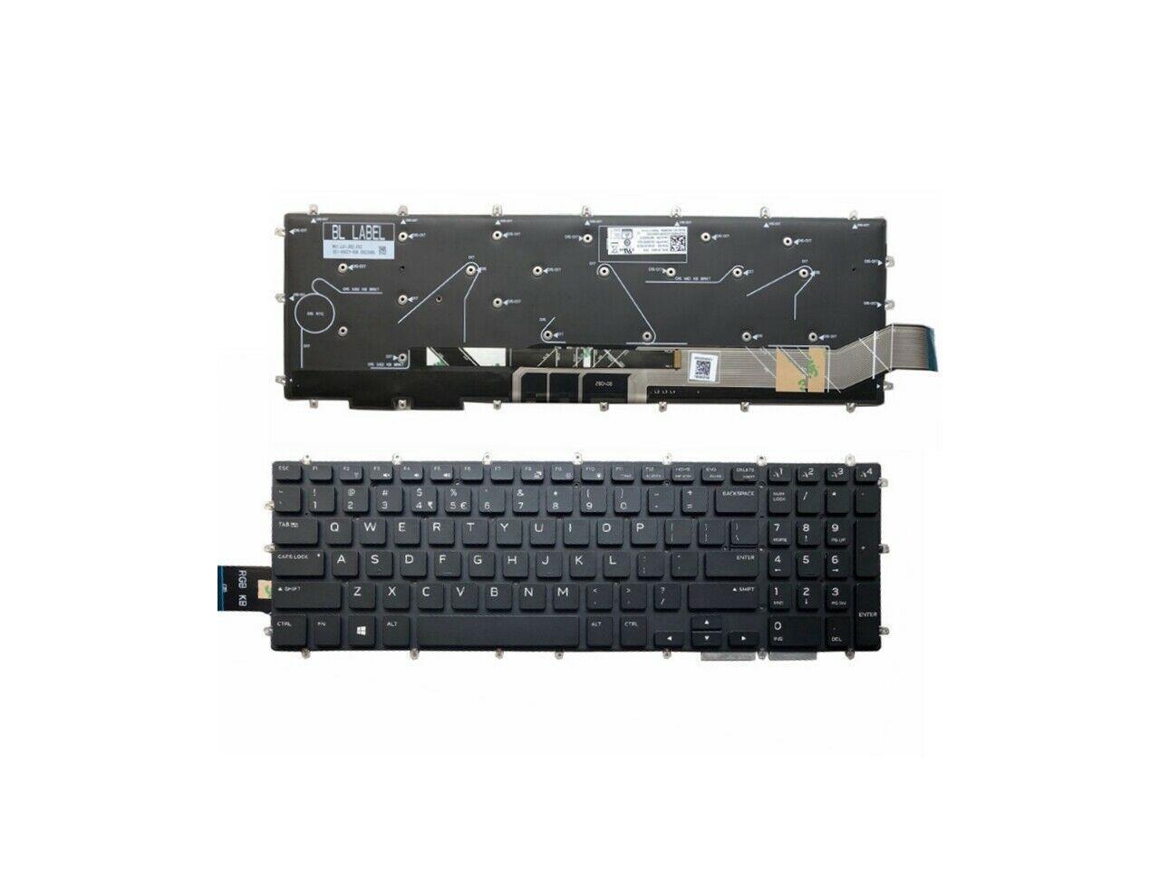 New US Black English Backlit Laptop Keyboard (without palmrest) for ...