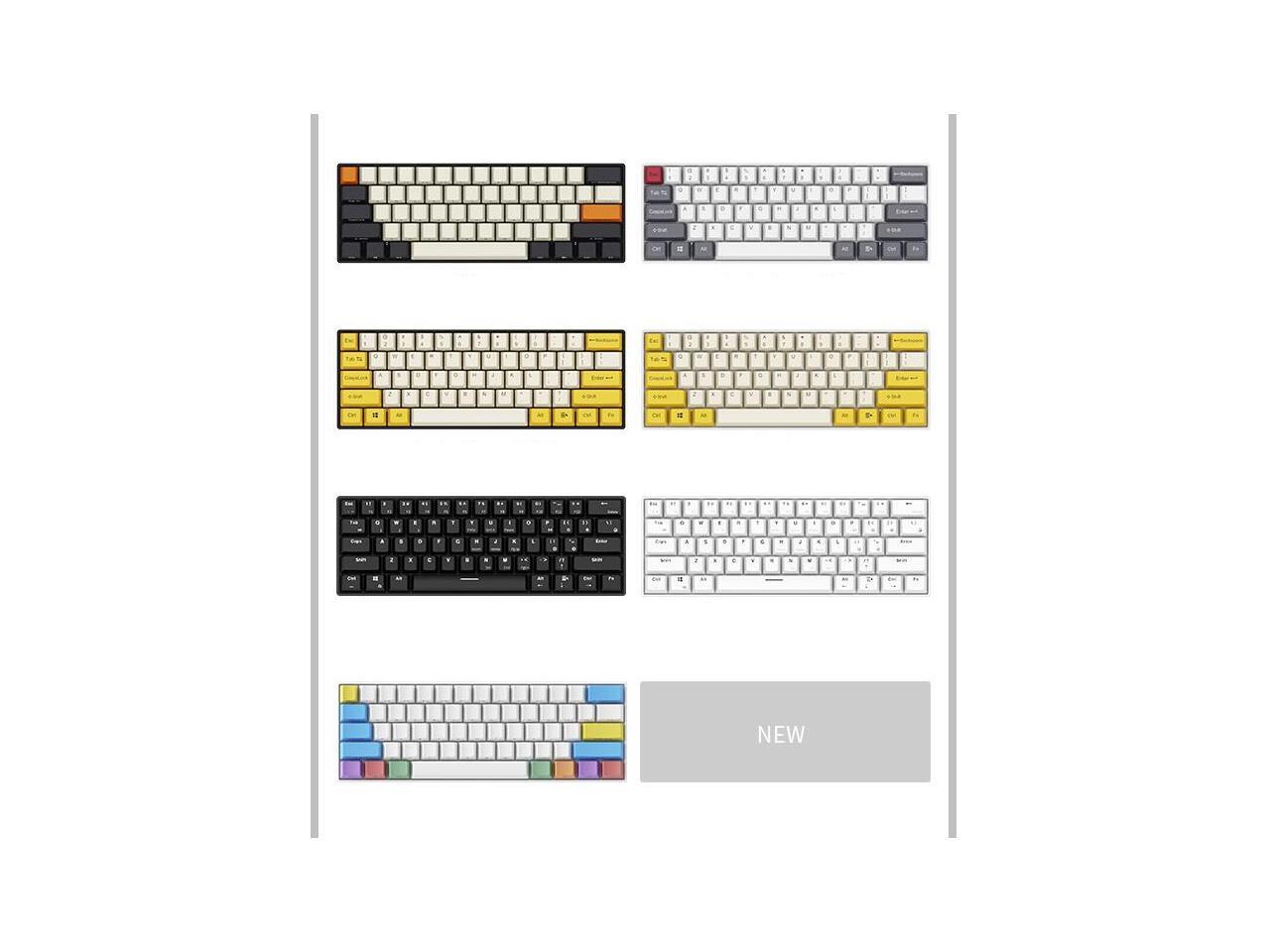 A-jazz AK61 Bluetooth Wireless and USB Wired Dual Connectivity ...