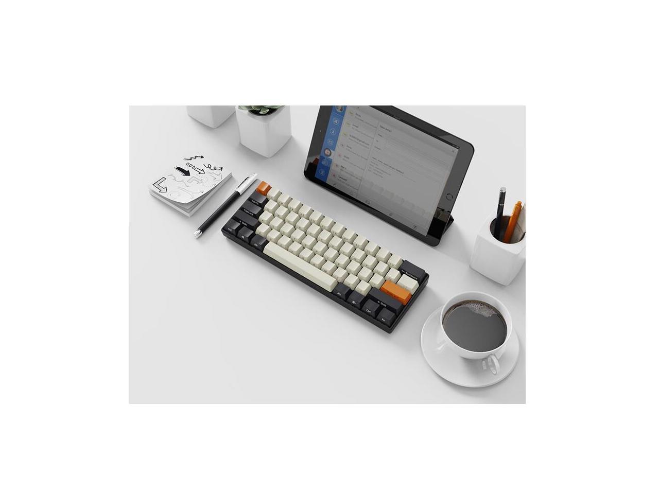 A-jazz AK61 Bluetooth Wireless and USB Wired Dual Connectivity ...