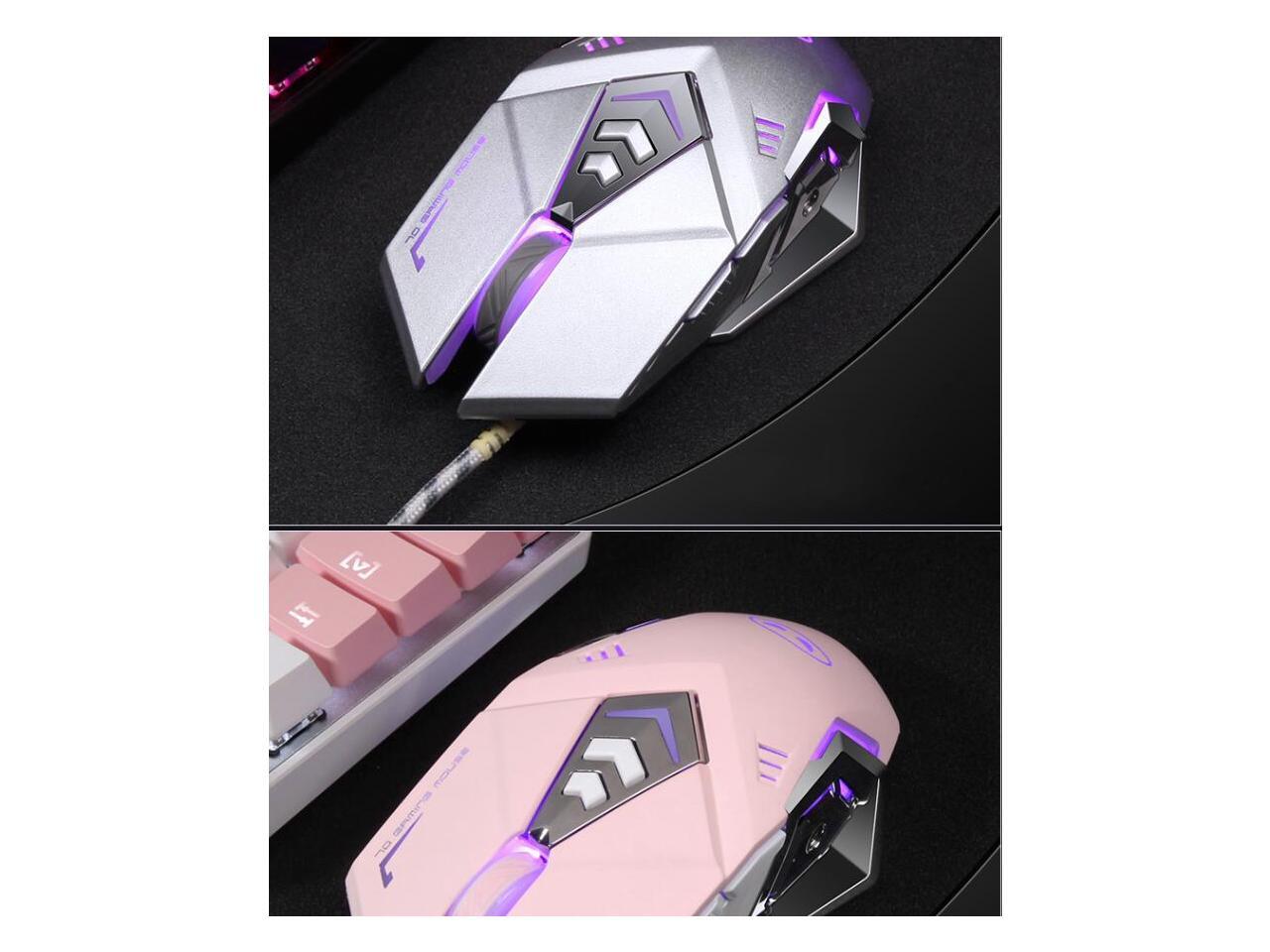 CORN MageGee G10 3200DPI USB Wired Gaming Mice,4 Adjustable Backlit,7 ...