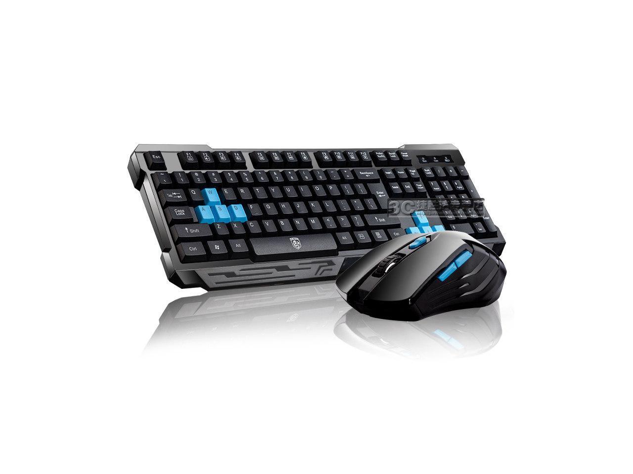 Delog Ergonomic Design, Cool Exterior 2.4GHz Wireless Waterproof Gaming ...