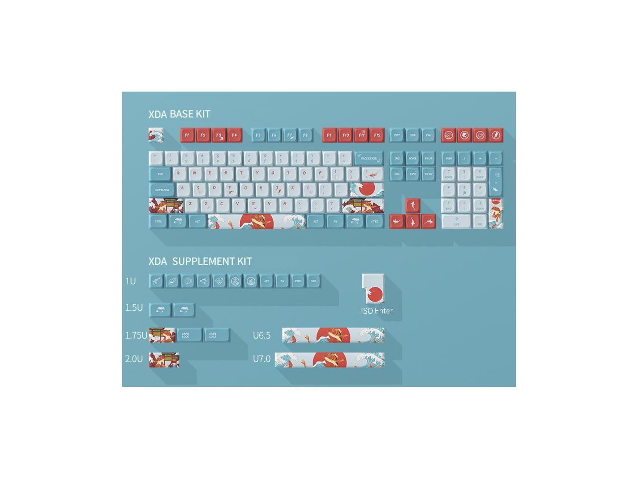 Dragon Gate Koi PBT Dye Sublimation Upgrade 128 Keycap Set XDA Profile ...