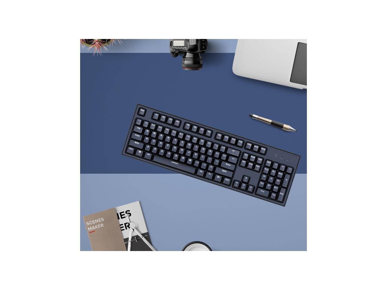 CORN Electroncis GK511 Mechanical Gaming Keyboard White LED Backlit ...