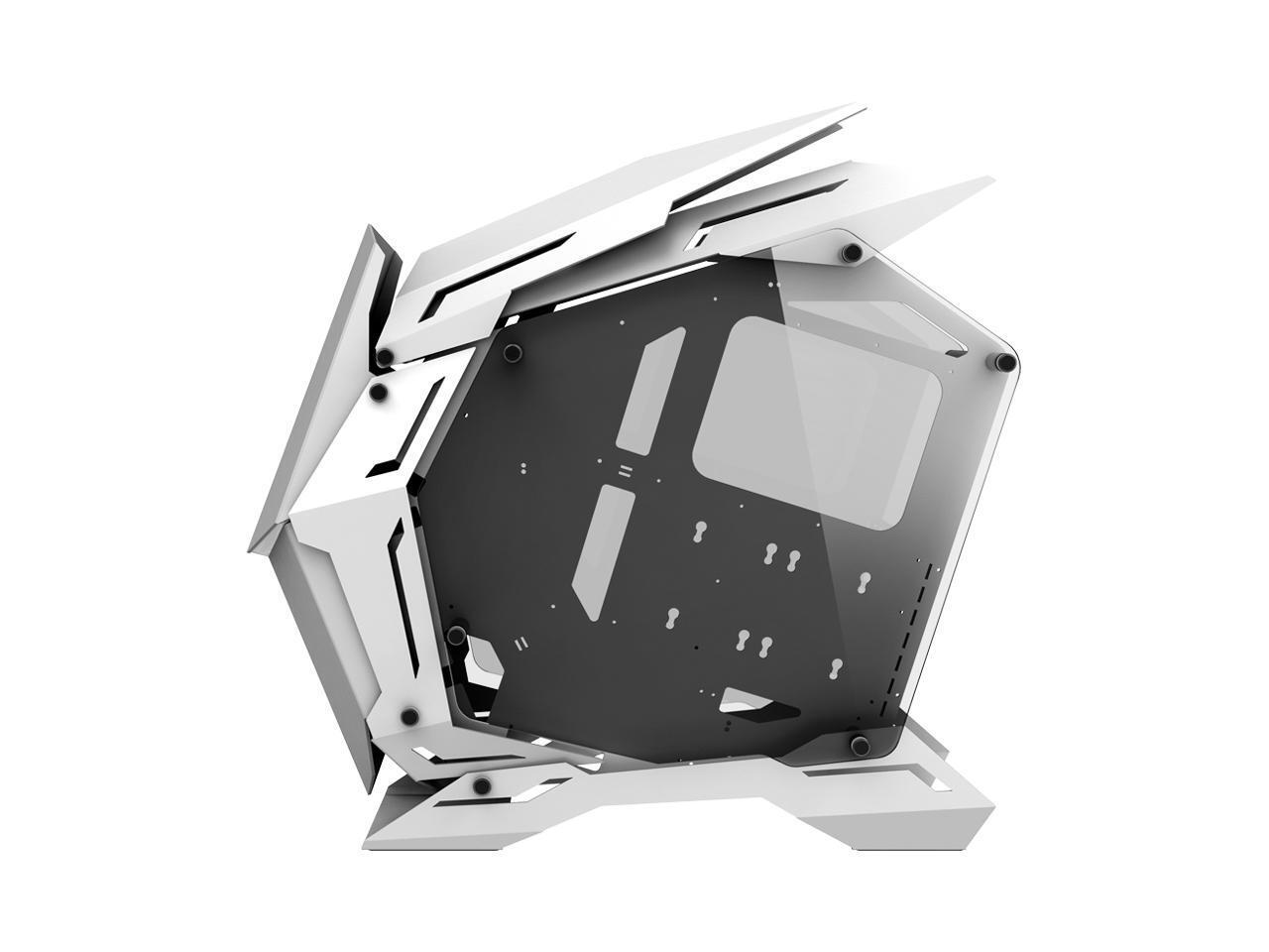 MOD3 GUNDAM RX-78-2 Middle Tower White Gaming Computer Case Tempered ...