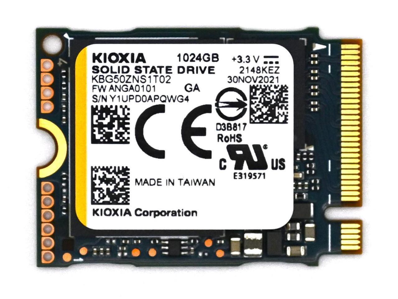 Toshiba Kioxia BG5 1TB 2230 M.2 NVMe PCIe4.0x4 SSD Solid State Drive KBG50ZNS1T02 - Newegg.com