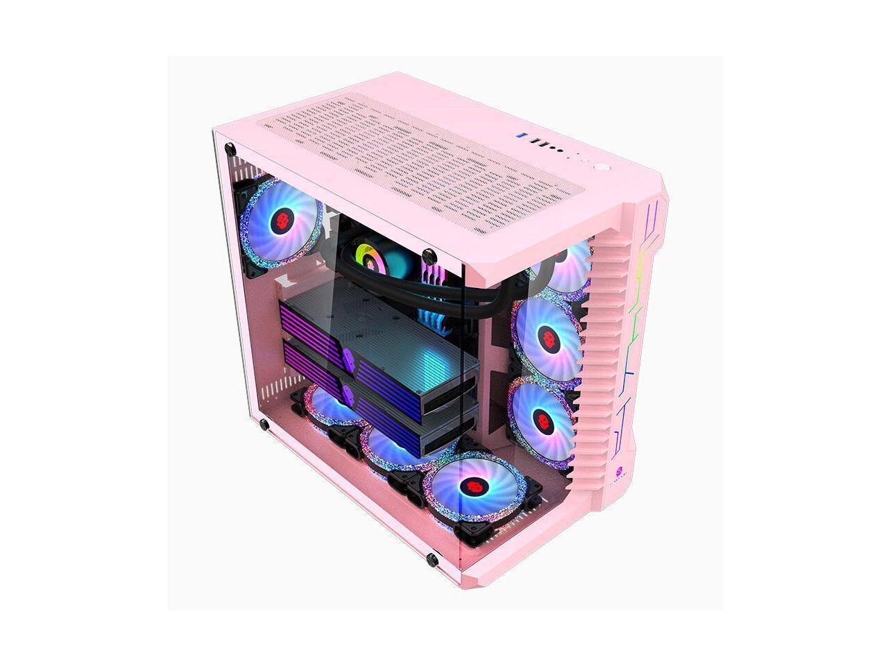 CORN Robin 3 - Fully See-Through Design PC Gaming Case, Support 360 ...