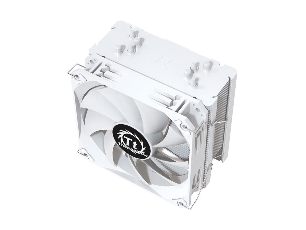 Thermaltake S400 RGB White Edition CPU Cooler, 120mm 1800RPM PWM Fan ...