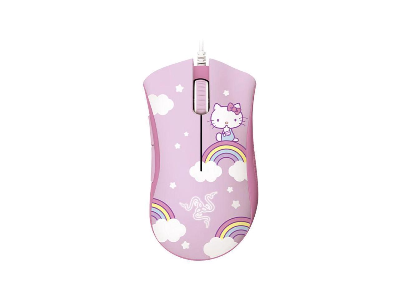 Razer Sanrio Hello Kitty Limited Wired Deathadder Mouse and Pad Set For ...