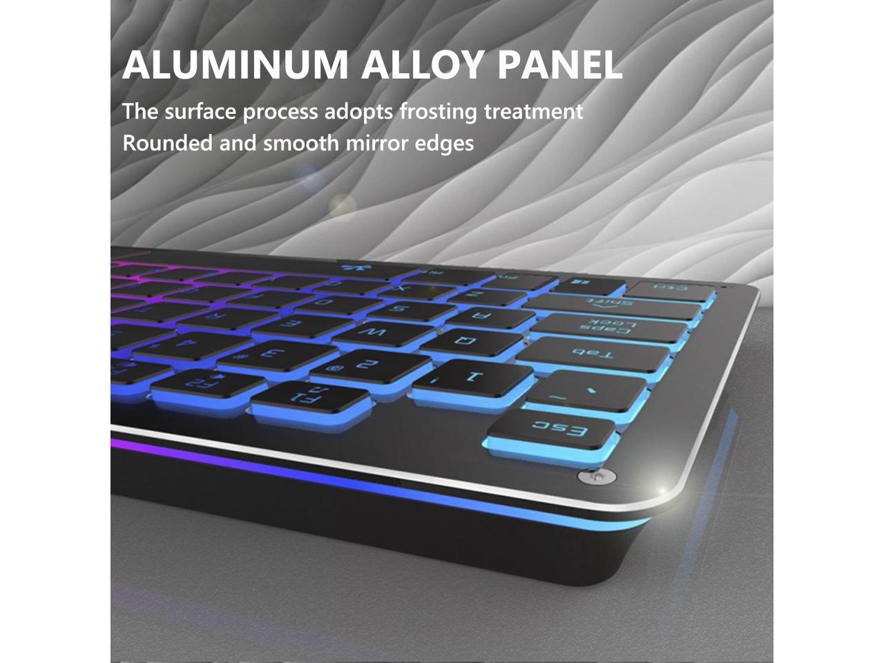 LZZGH GK5 Aluminum Alloy Silent Typing Keyboard for Office and Daily ...