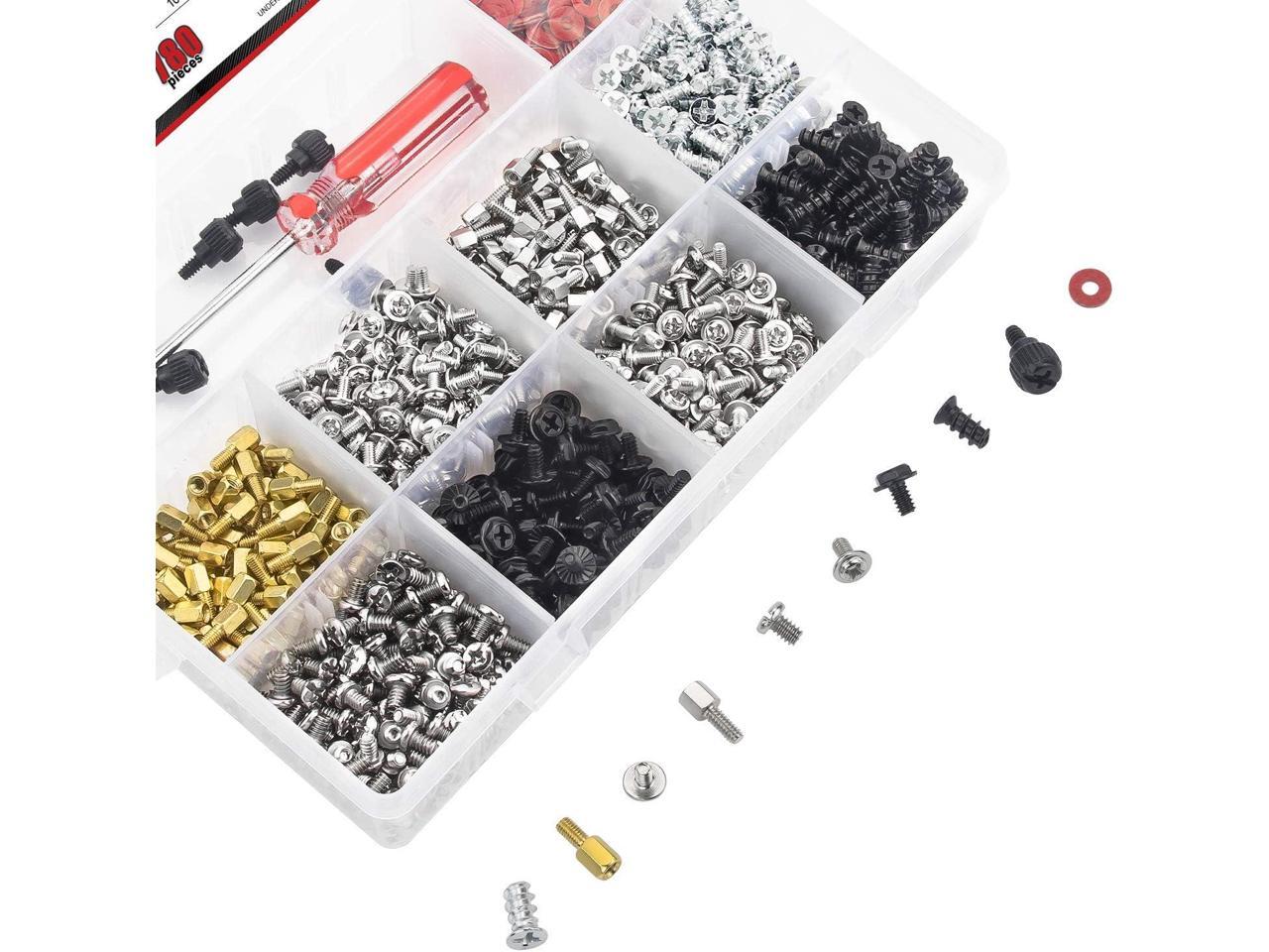 780PC Computer Screw Kit, Computer Screw Standoffs Set Kit for Hard ...