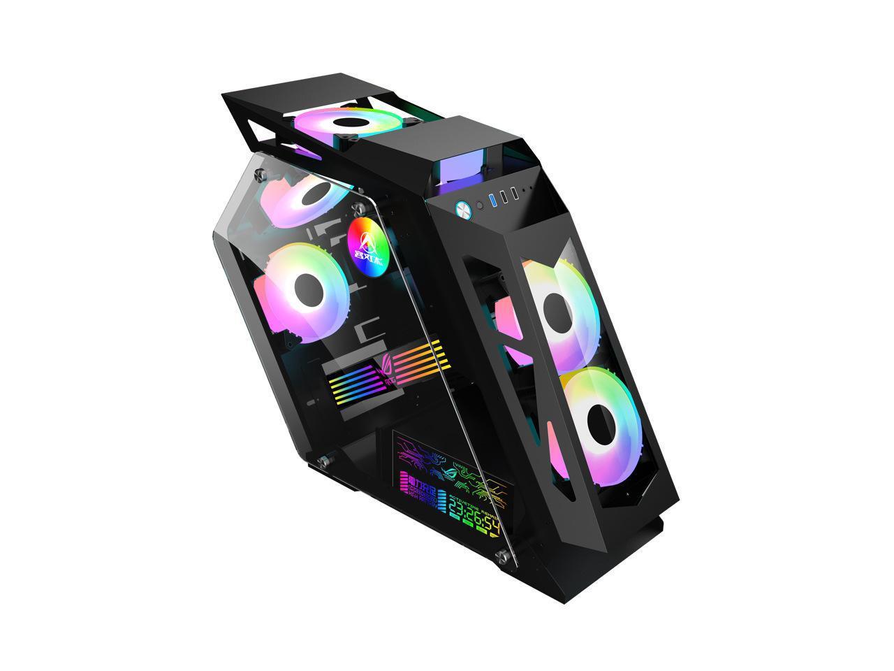 CORN Alien Irregular Opened(Not Dustproof) PC Case, Tempered Glass ...