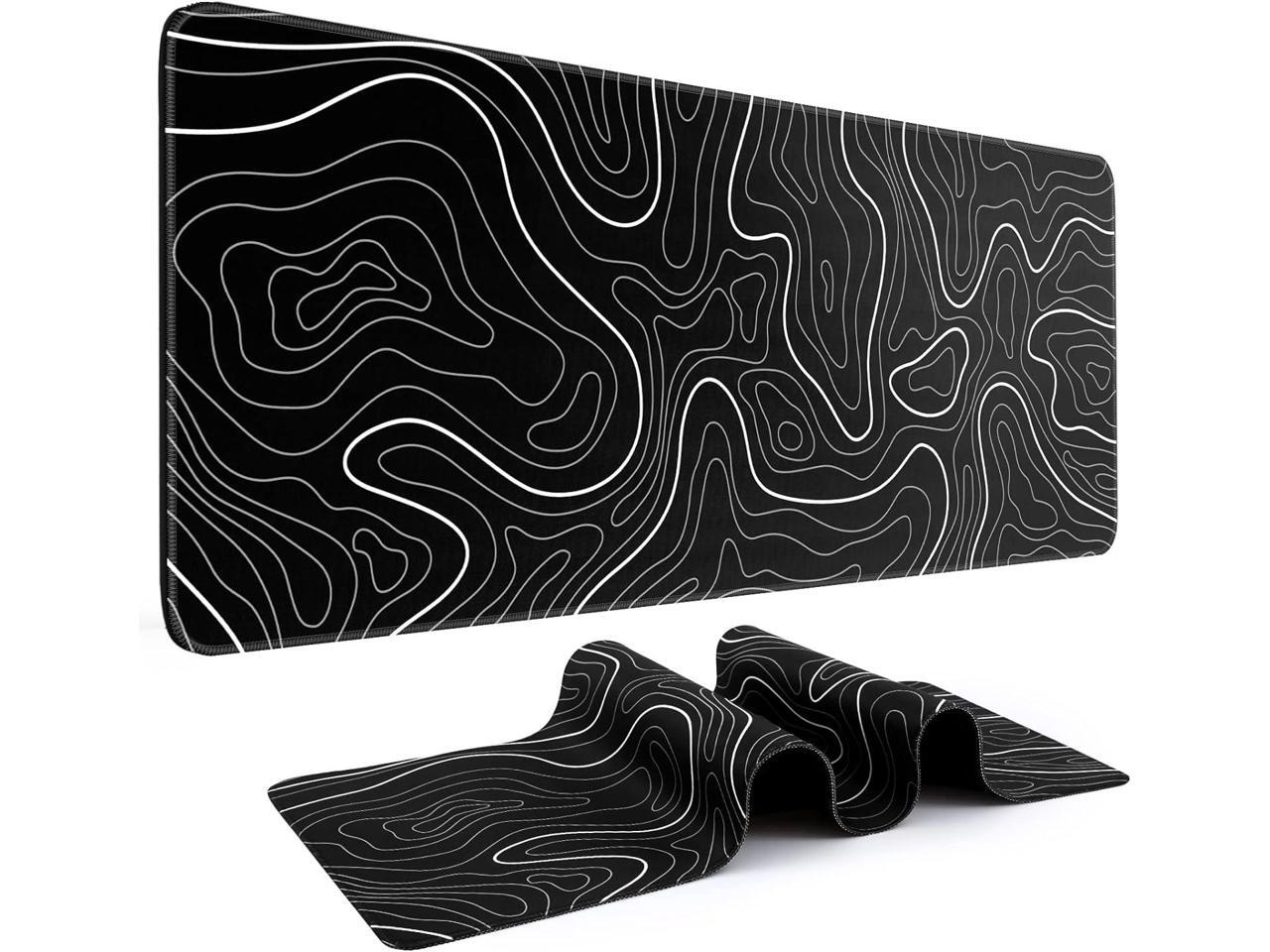 Gaming Mouse Pad Large Keyboard Pad 31.5 x 11.8in Topographic Mouse Pad ...