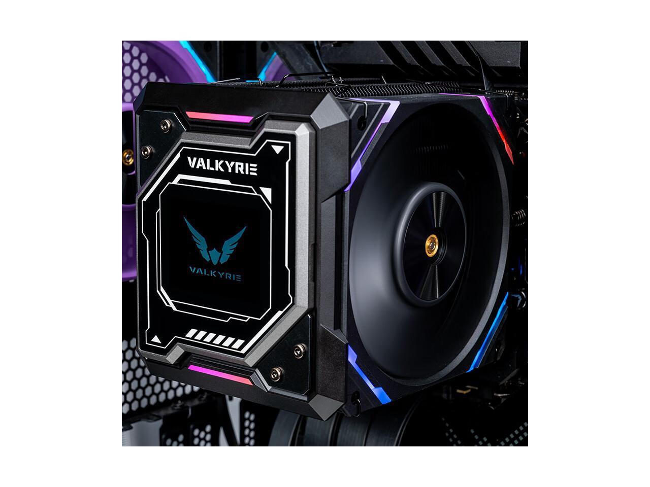 R125 LOKI VK CPU Air Cooling Radiator, Welded 7 Heat Pipe Pure Copper ...