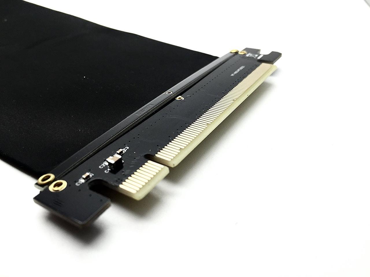 CORN PCIE x16 Extender and Vertical GPU Riser Card Adapter Universal ...