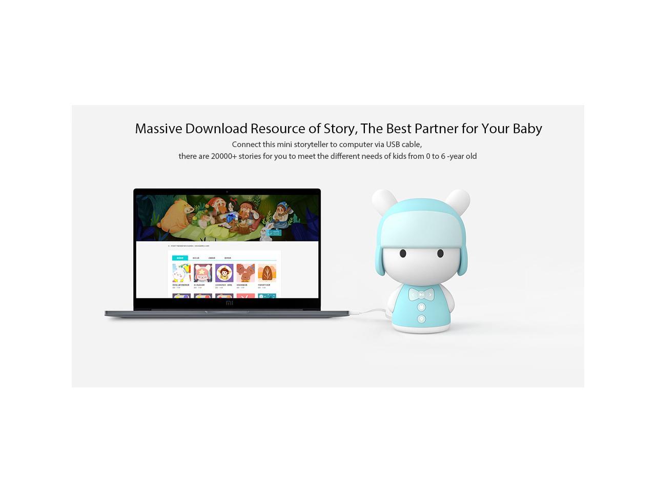 Xiaomi MITU Intelligent Story Teller Robot Toy 8GB Mini Robot Speaker ...