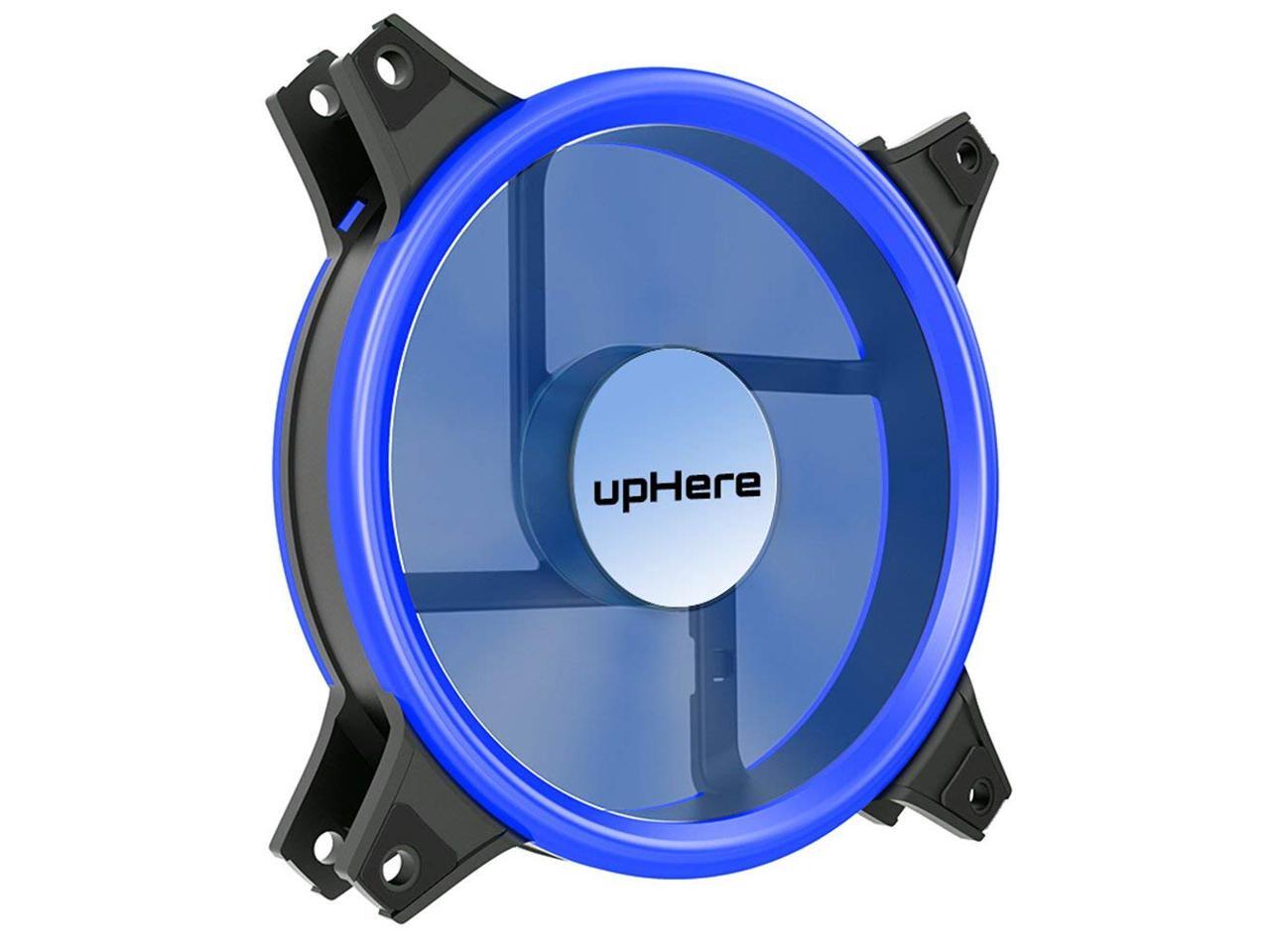 upHere Blue Computer Case Fan 120mm LED Silent Fan Computer Cases, CPU ...