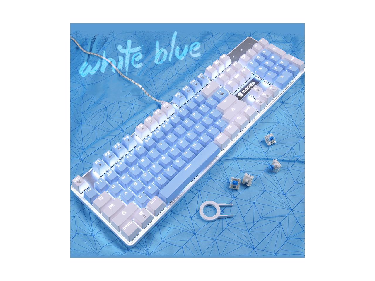 CORN Ergonomic Design, All 104 Non-conflicting keys Cool Exterior With ...