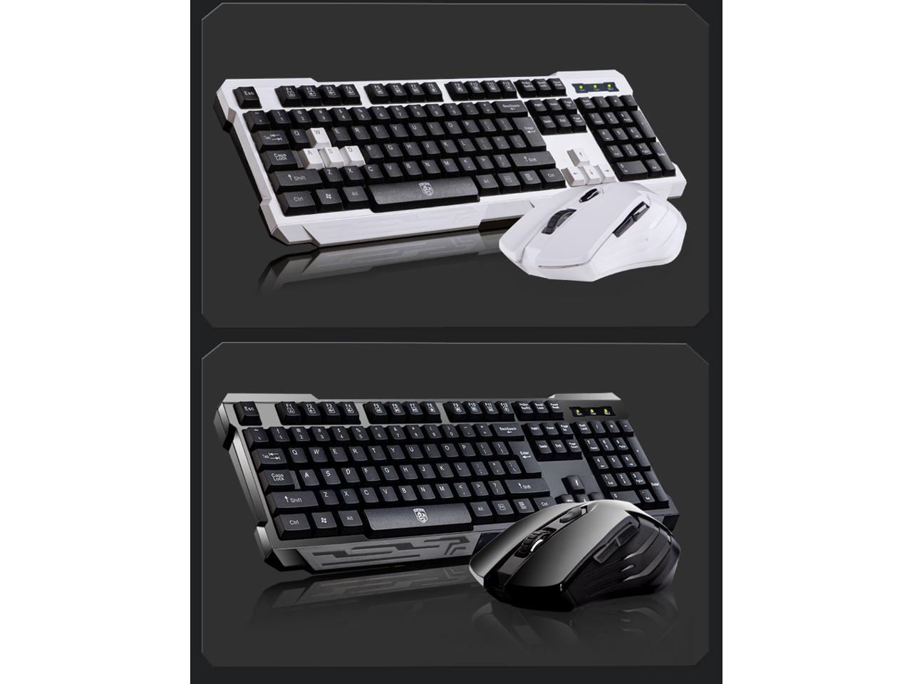 Delog Ergonomic Design, Cool Exterior 2.4GHz Wireless Waterproof Gaming ...