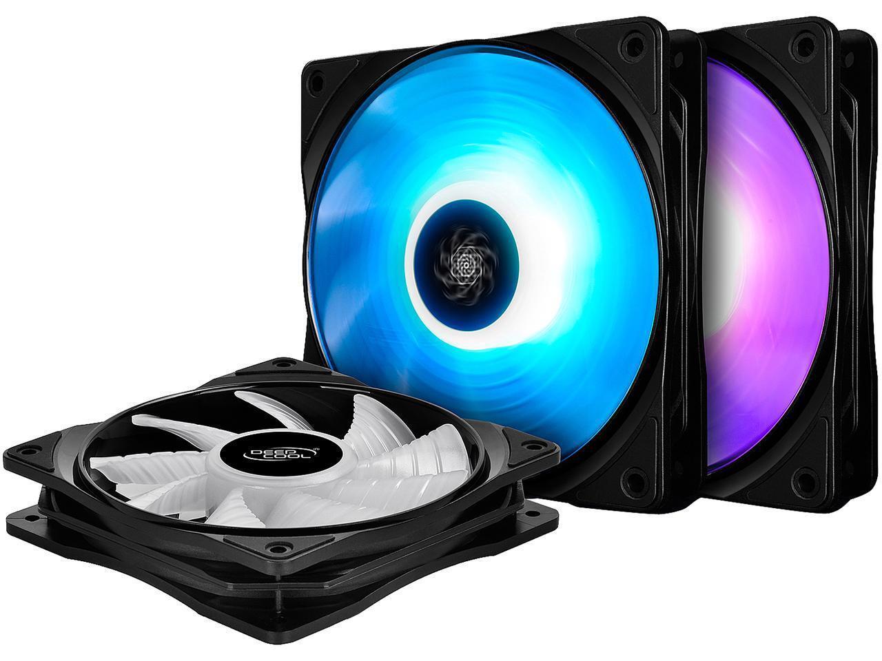 DEEPCOOL RF120M(3 in 1) Ultra Quiet intelligent PWM Fan 6 high ...