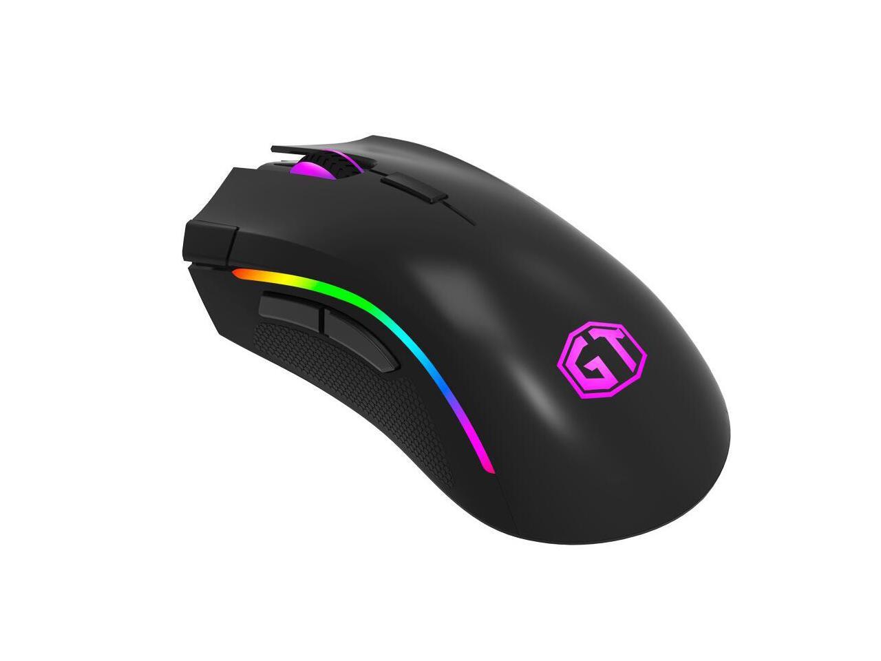 Delux M625 PMW3325 Sensor Gaming Mouse 10000DPI 6500FPS 7 Buttons RGB ...