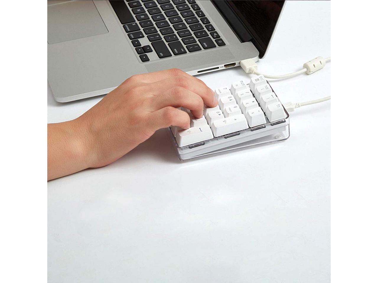 Mechanical Numeric Keypad Cherry MX Black Switch Wired Gaming Keypad ...