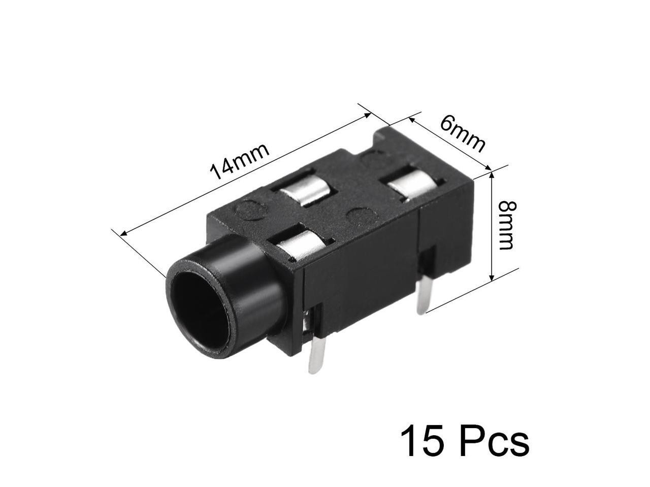3.5 mm Audio Jack Connector PCB Mount Female Socket 3Pin PJ-320 15pcs - Newegg.ca