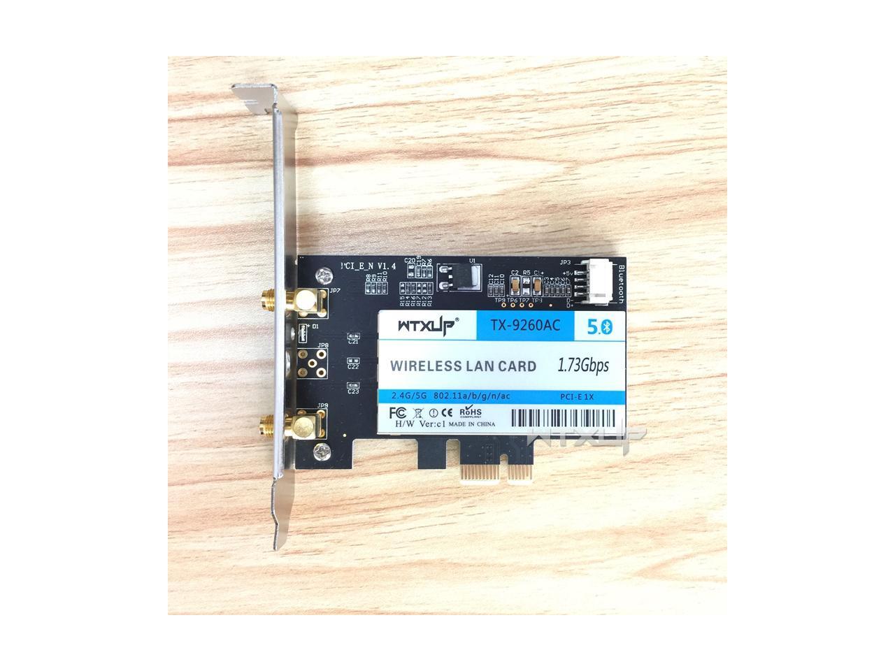 Wireless-AC 9260 9260NGW 802.11ac 1.73Gbps Dual band Desktop PCI-e WiFi ...