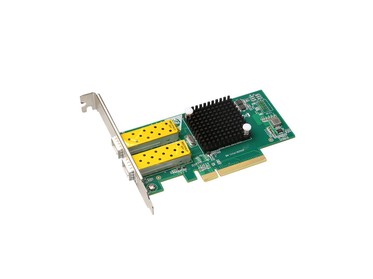 Dual Ports PCI Express PCI-E X8 10G lan card for Intel 82599 10/100 ...