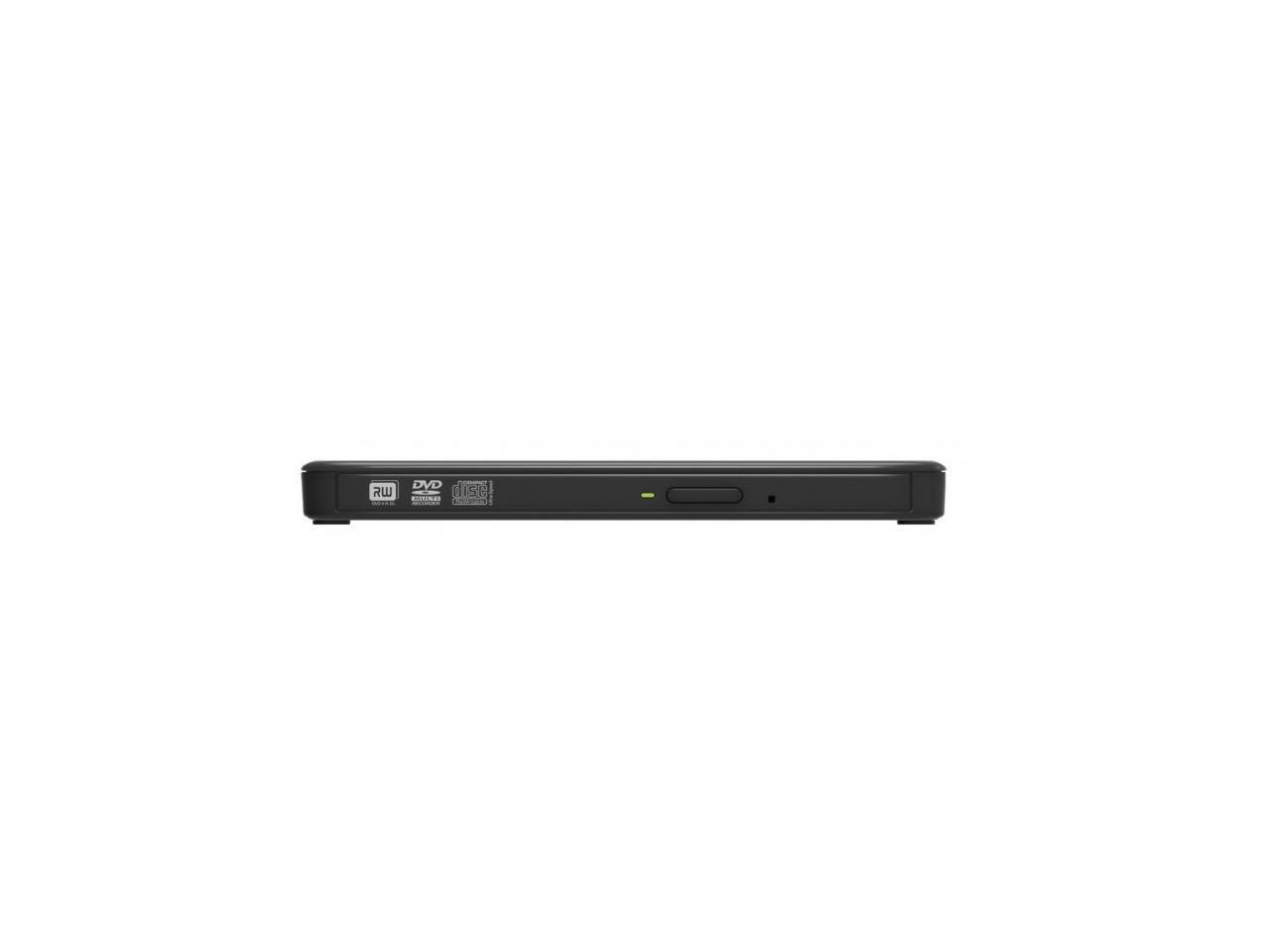 Transcend 8X External Slim Portable DVD Writer USB TS8XDVDS-K Black ...