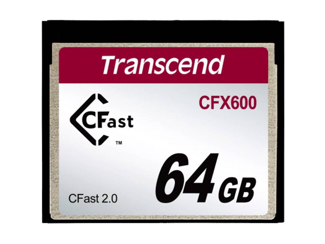 Transcend 64 GB CFast Card - 515 MB/s Read - 160 MB/s Write - Newegg.com