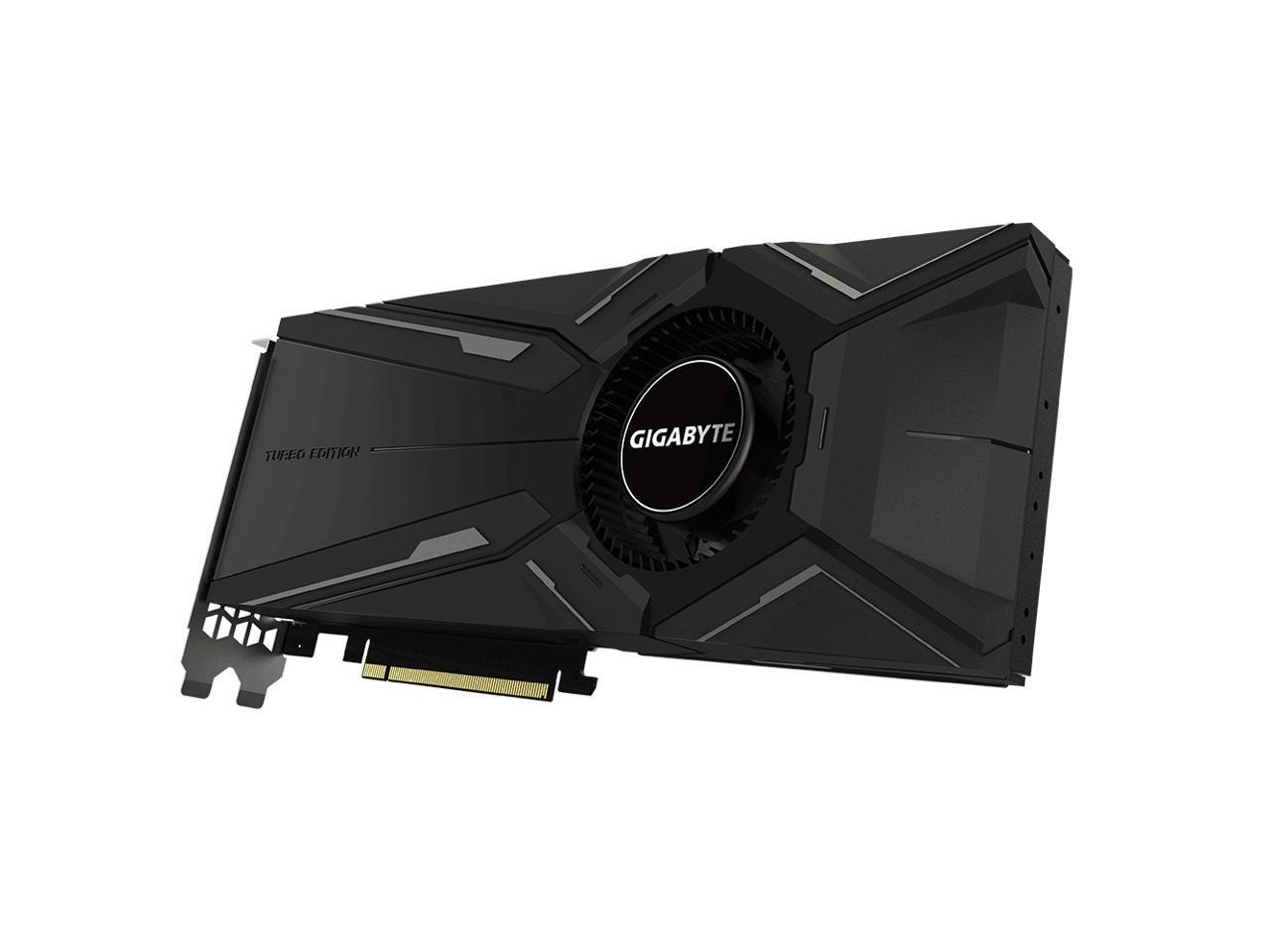 GIGABYTE NVIDIA GeForce RTX 2080 TI TURBO OC 11GB (Rev. 2.0) GDDR6 HDMI ...
