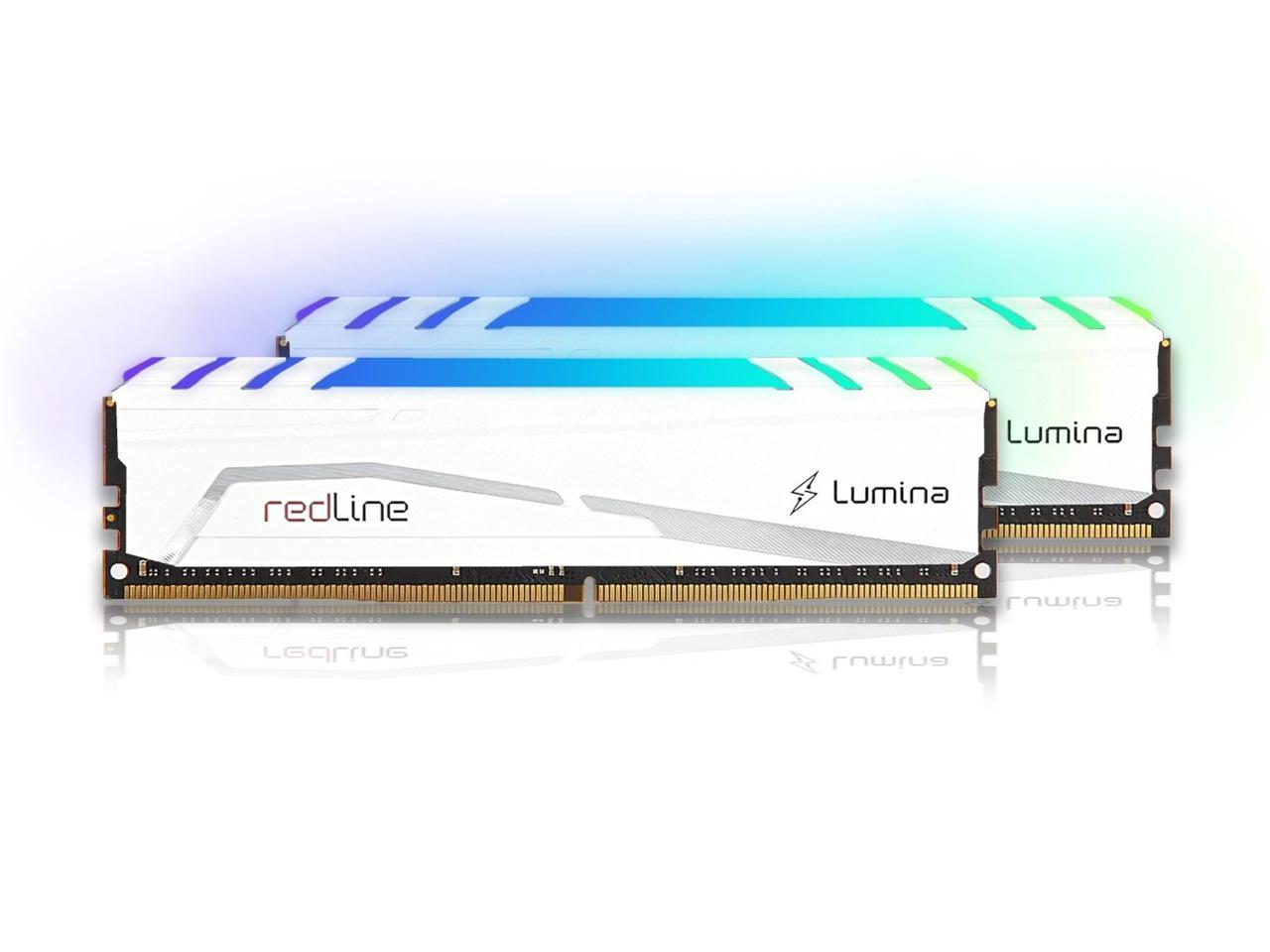 32GB Mushkin Redline Lumina RGB DDR4 3600MHz PC4-28800 CL18 Dual ...