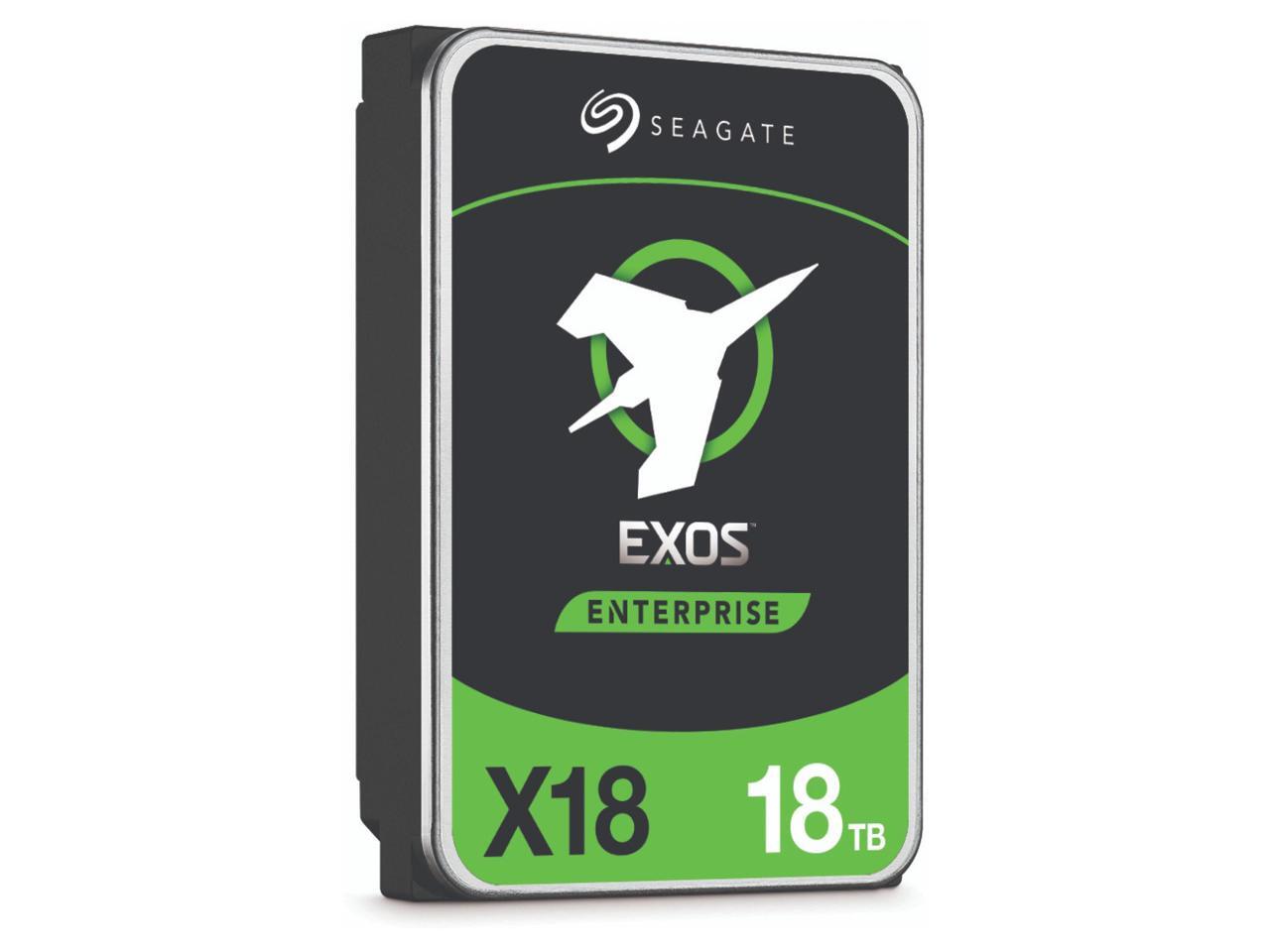 Seagate Exos X18 ST18000NM000J 18TB 7200 RPM 256MB Cache SATA 6.0Gb/s 3 ...