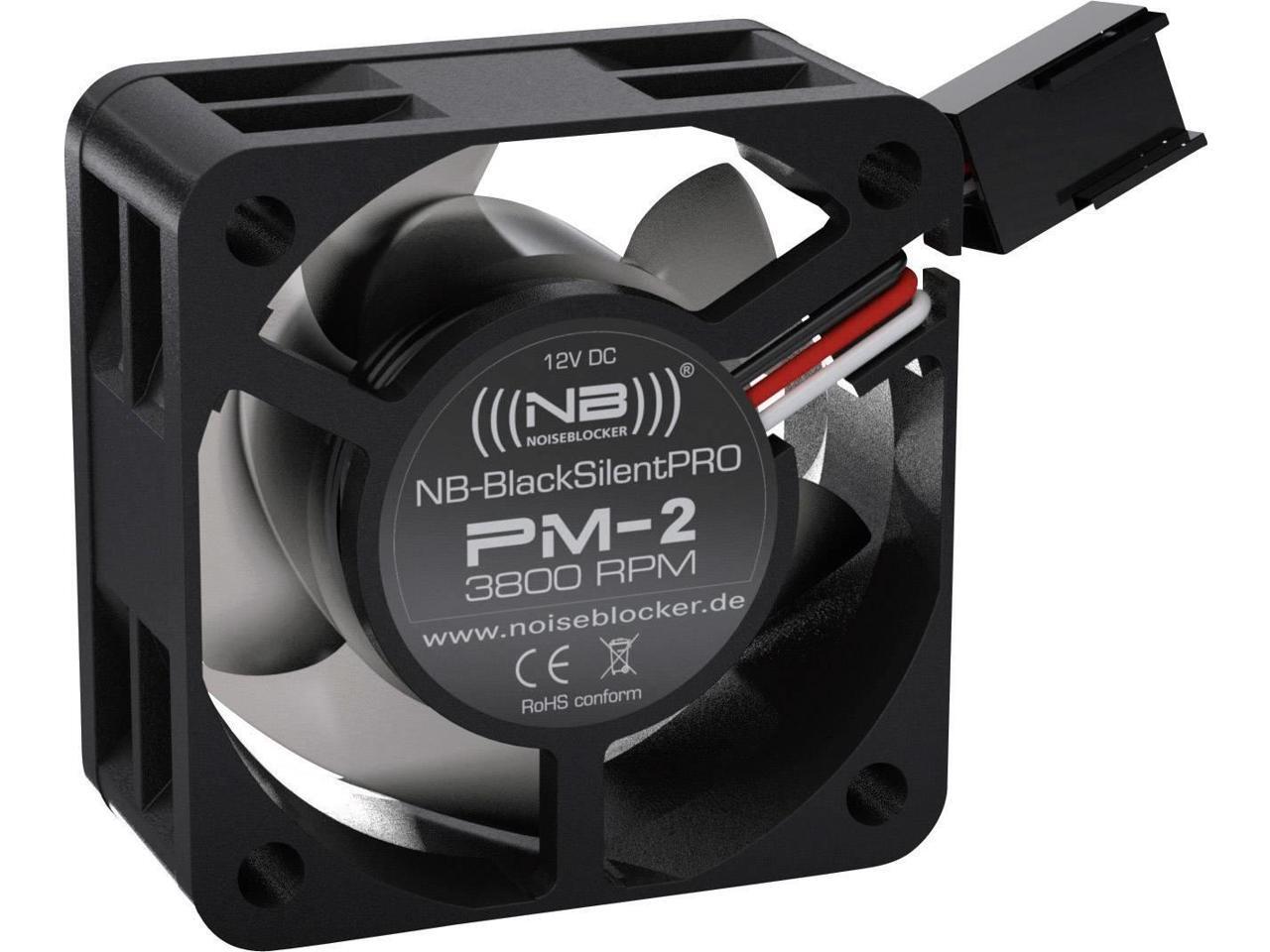 Noiseblocker NB-BlackSilentPRO Fan PM-2 40mm x 20mm Ultra Silent Fan ...