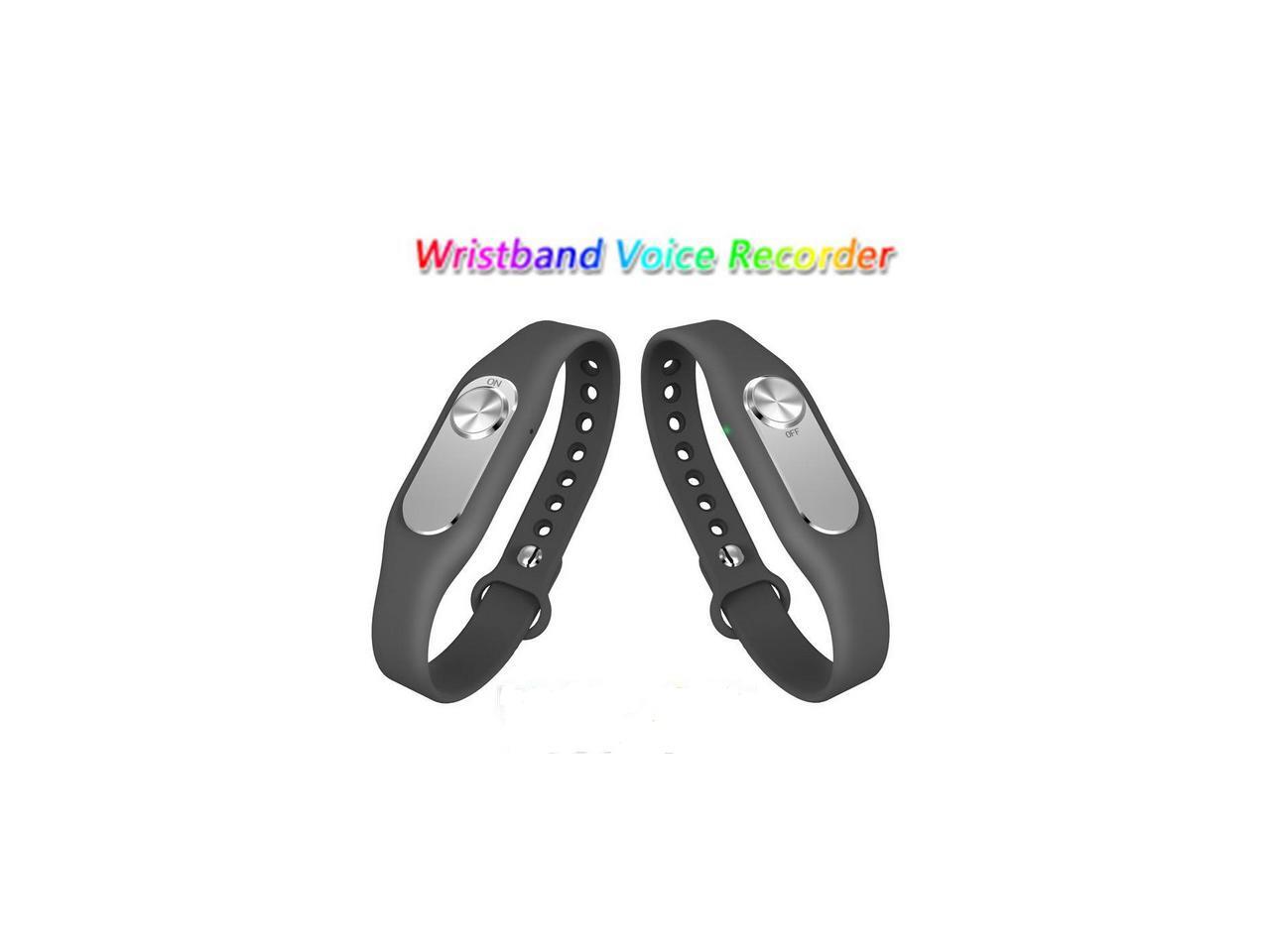 Wearable Wristband 4GB Digital Voice Recorder Wrist Watch, One Button ...