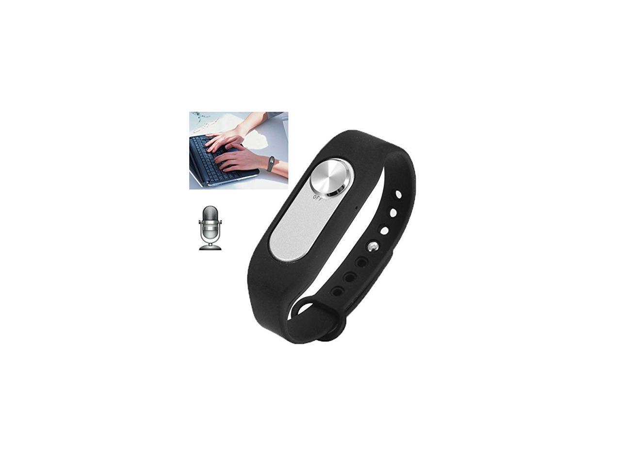 Wearable Wristband 4GB Digital Voice Recorder Wrist Watch, One Button ...