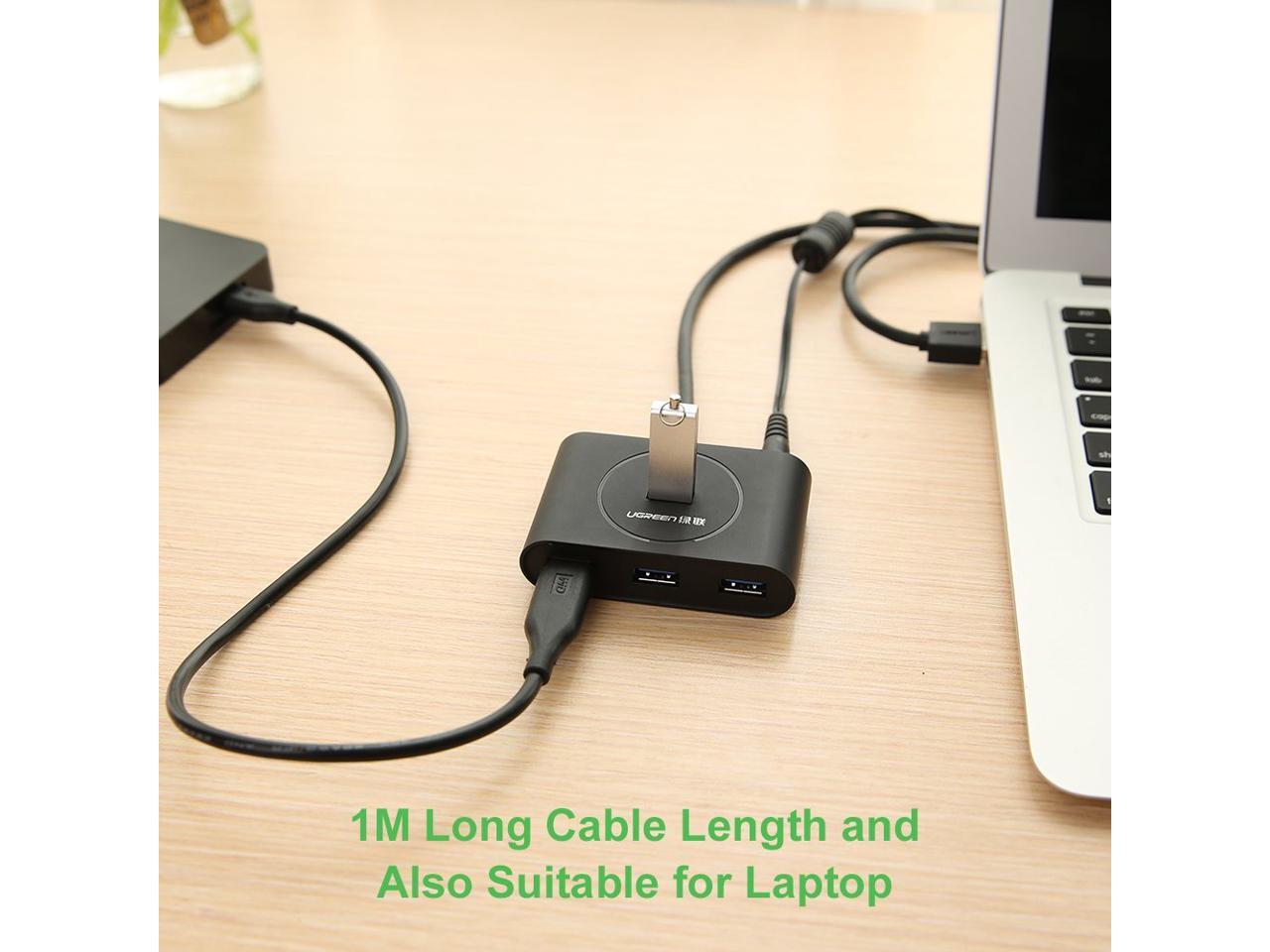 USB 3.0 4 Port Bus-powered Hub with 1m Shielded Cable for iMac, MacBook ...
