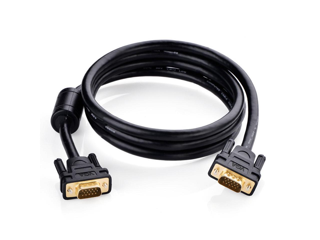 (10ft/3m) VGA Extension cable,VGA/SVGA HD15 Male to Male Video Coaxial ...