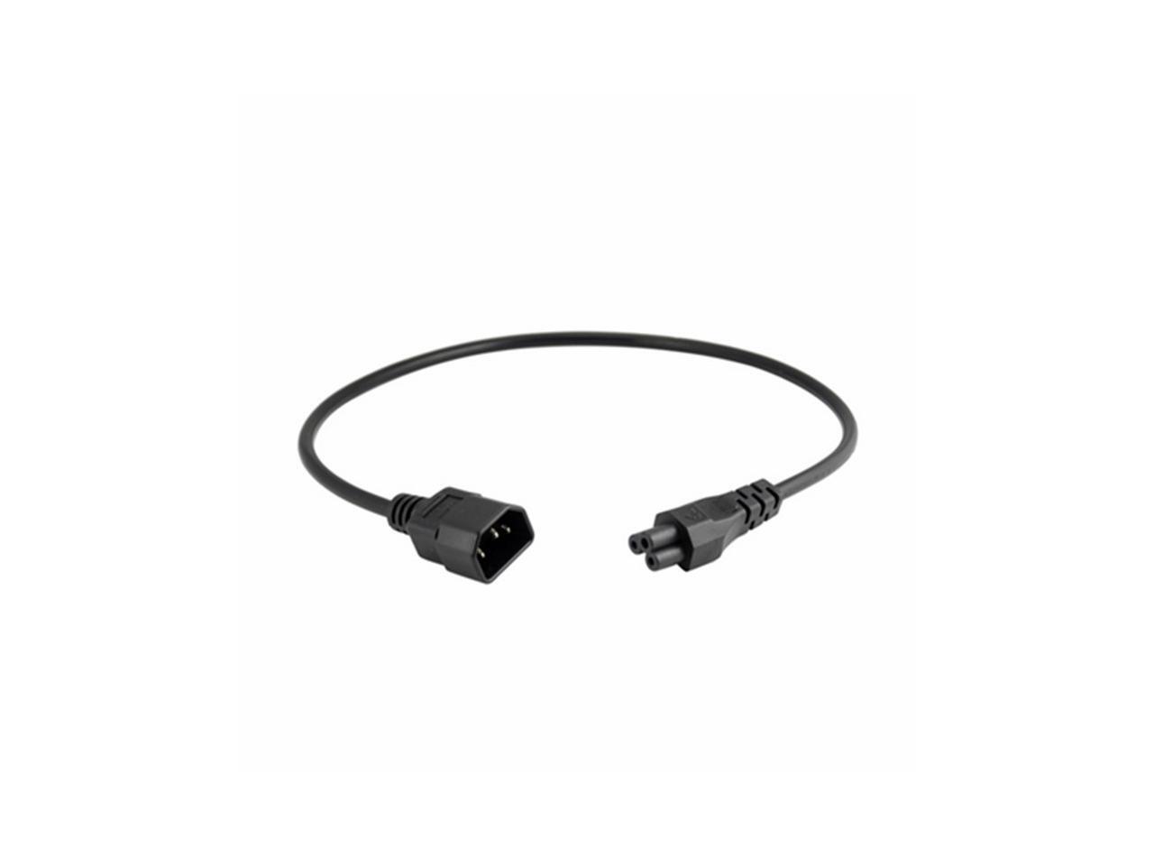 C14 to C5 3 Prong Plug Cable, IEC 320 C14 3 Pin Male To C5 Female ...