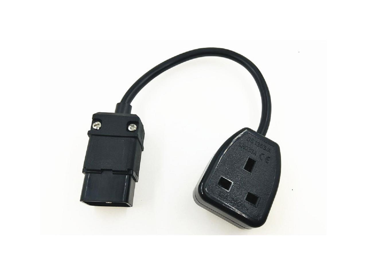 C20 to UK Female Socket converter cable cord,UPS Power Cable IEC C20 ...