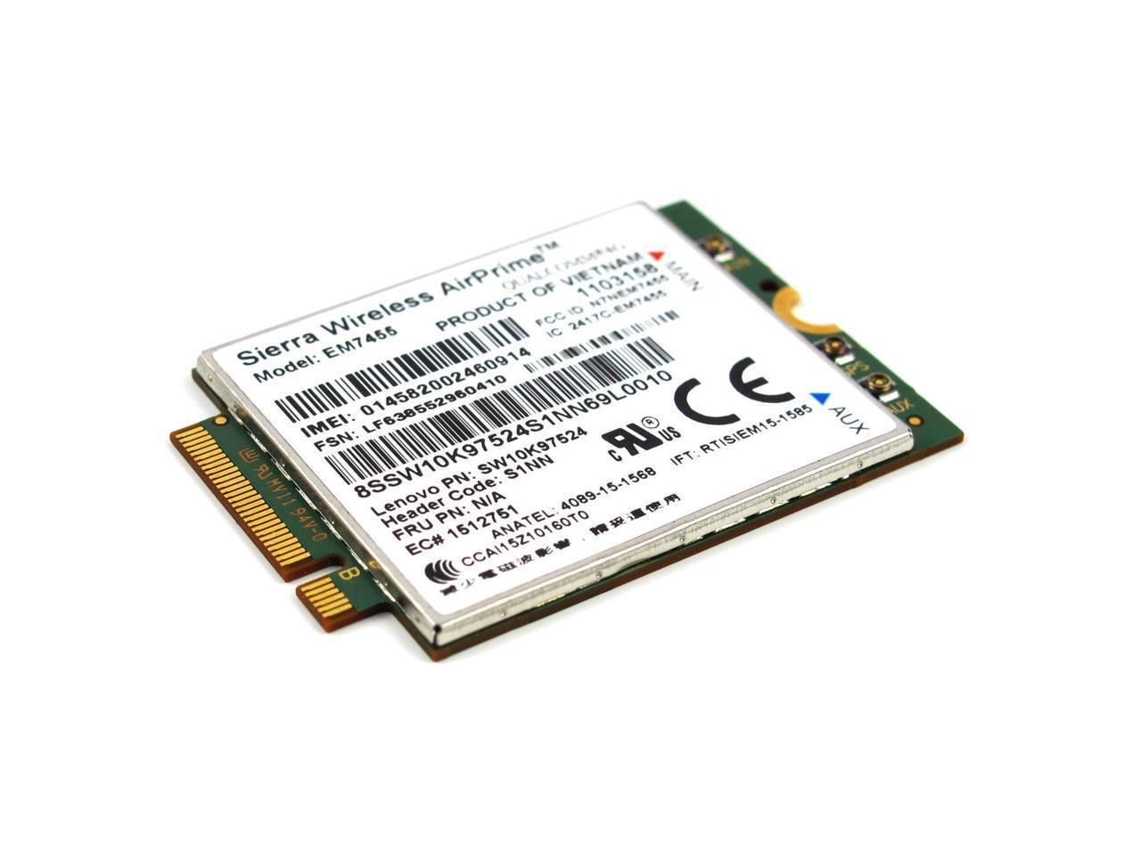 Sierra Wireless Airprime EM7455 4G LTE 4XC0L59128 00JT542 for Lenovo ...